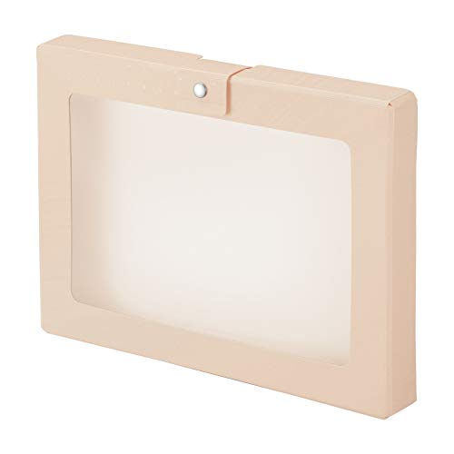 コンテンポラリーベージュ/-/A699-16・Color:ベージュStyle:コンテンポラリー・パッケージ個数:1・【商品】中身がひとめで分かる大きな窓付きハンドケース。・【材質】本体／ポリプロピレン、ホック／スチール・【寸法】幅360mm...