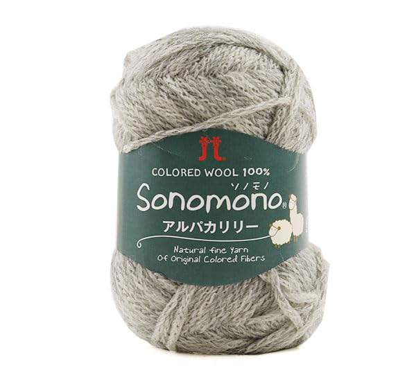 単品col.114/-/2139・Color:col.114Style:単品・品番:2139・太さ:極太・仕立:40g 約120m・色・柄:Col.114 グレー 系・素材:ウール80%、アルパカ20%ソノモノは、天然のカラードウールをその...