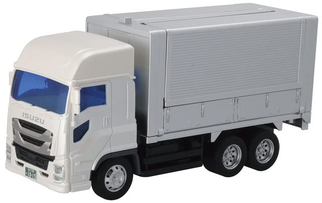 ウイングトラック・Style:ウイングトラック・トイコー(Toyco)商品紹介 イスズギガジュニアシリーズを最新車種でリニューアル 上部ボタンを押すとウイングが開き、荷台サイドの扉と後部扉が開閉できます。 本体サイズ:W24×D82×H12...