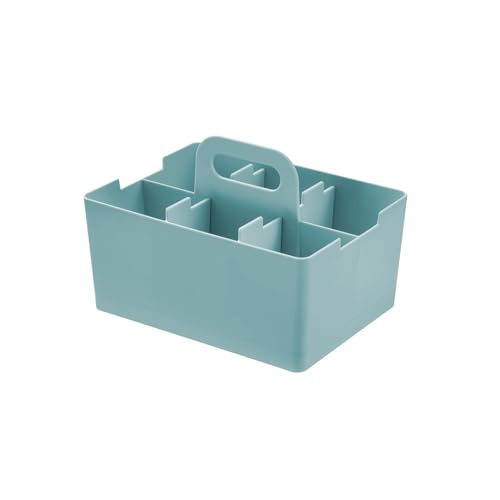 Sブルー/3)オーガナイザー/ホワイト・Color:ブルーStyle:S・パッケージ個数:1・原産国:日本・本体外寸(約):幅21.5×奥行16.3×高さ(ハンドル部まで)14.5cm・色:ブルー・素材:?ポリプロピレン・ブランド:JEJア...