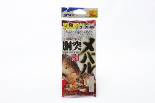 9-1.5号-/1m/-・Style:9-1.5号・パッケージ個数:1・形態：仕掛・針号数：9号・ハリス号数：1.5号・幹糸号数：2号・全長：1.0m3本仕掛の基本仕掛。