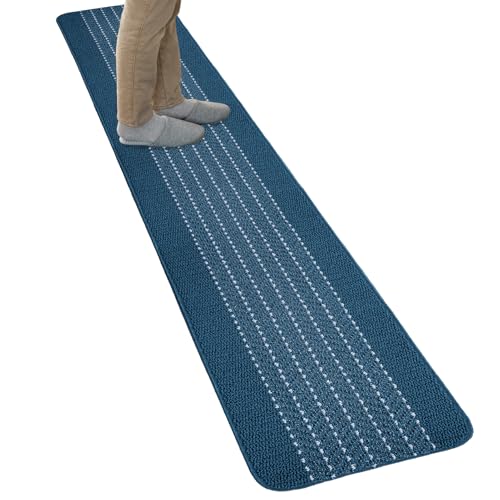 モダンネイビー(ヘリンボン)/45 x 270 cm (長方形)/4548622687873・Color:ネイビー(ヘリンボン)Size:45 x 270 cm (長方形)・パッケージ個数:1・サイズ：約45cm×270cm・マットの高さ：...