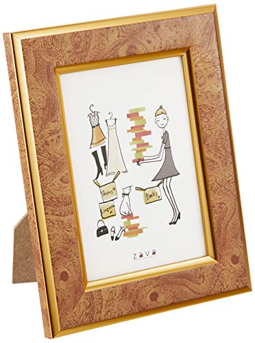 キャメル/L/453974・Size:LColor:キャメル・パッケージ個数:1・内寸:W89×H127mm・窓寸:W80×H118mm・収納写真サイズ:L判・重量:195g・パッケージ:かぶせ箱+OPP袋木目調にシルバーのラインが映えるシ...