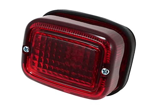 角型赤レンズレッド/-/801-0500200・パッケージ個数:1・汎用・補修用、オプションテールレンズ・赤色レンズ・車両のスタイルに合わせたランプをお選び下さい。・テール球は付属していませんので車両に合わせたV数、W数のテール球を別途お買...