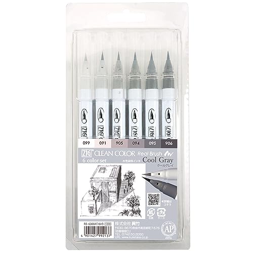 クールグレーカラー6個セット6VB／クールグレイ/1 Count (Pack of 6)/RB-6000AT/6VB・Color:6VB／クールグレイ・パッケージ個数:1・色調のあったグラデーションが楽しめるグレイカラー6色のセットです。・...