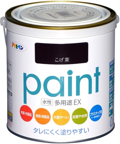 こげ茶/0.7L/0.7L こげ茶・Color:こげ茶Size:0.7L・パッケージ個数:1・厚塗りしてもタレにくく、ハケさばきの軽い、大変塗りやすい塗料です。・サビドメ剤、防カビ剤を配合していますので、サビやカビの発生を防ぎます・日光や雨...