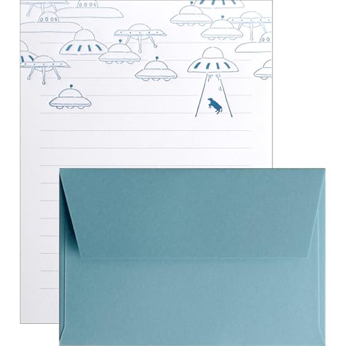 エイリアン/-/LTS-068・Color:エイリアン・パッケージ個数:1・【サイズ】W155xH185xD4mm・【仕様】便箋6枚 封筒3枚(定型内)/定形郵便サイズ・【材質】紙あらら、行列だ。まっさらな紙では勇気のいることも、 動物たち...