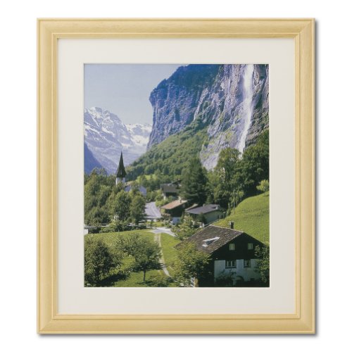 木目調ナチュラル/四切/C028D3806・Size:四切Color:ナチュラル・パッケージ個数:1・本体寸法:35.7cm×40.7cm・表面材:ガラス・フレーム材:木製・吊カン・吊紐付き・箱入ナチュラル色の木製の写真額。 表面材はガラス...