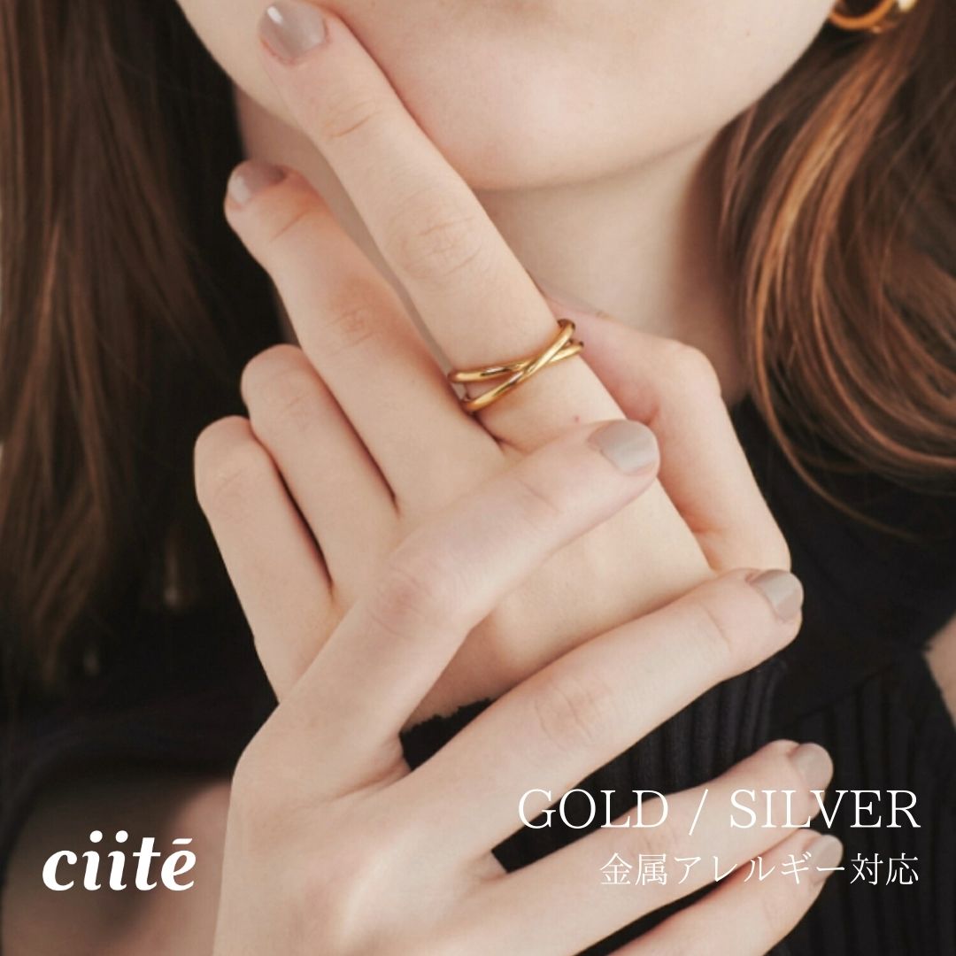 ▼ ゴールド▼ シルバー 商品名 【 金属アレルギー対応 】 2連リング サージカルステンレス 素材 サージカルステンレス サイズ 幅：全体0.6cm 備考 【金属アレルギー対応 サージカルステンレス】1. 医療用メスにも使用されている、最...