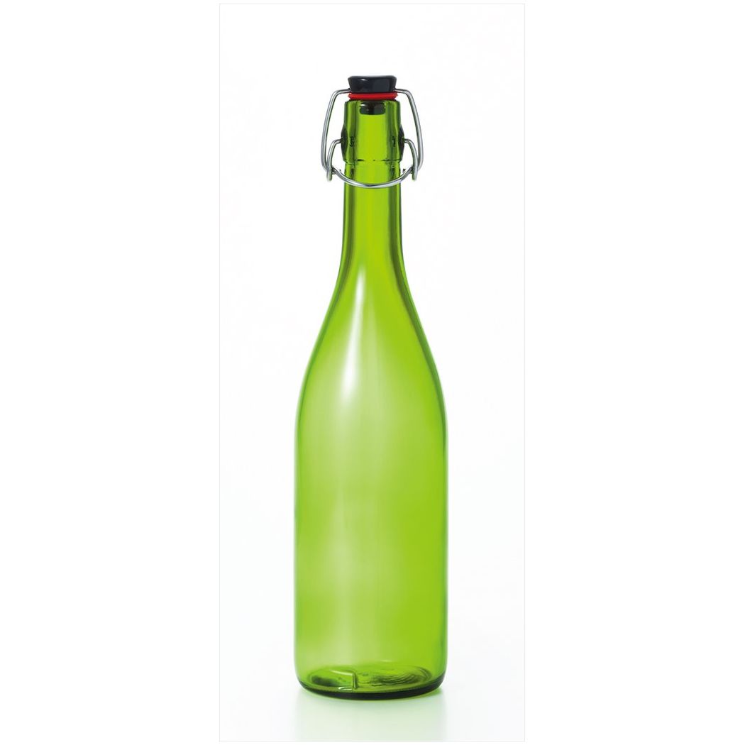 Swing stopper bottle 保存瓶 スウィング721EG BK 3個セット グリーン アデリア 720ml 保存容器 石塚硝子食器通販 【取寄品】 シネマコレクション自家製果実酒の小分け容器にもぴったりキッチン雑貨/シンプル/...