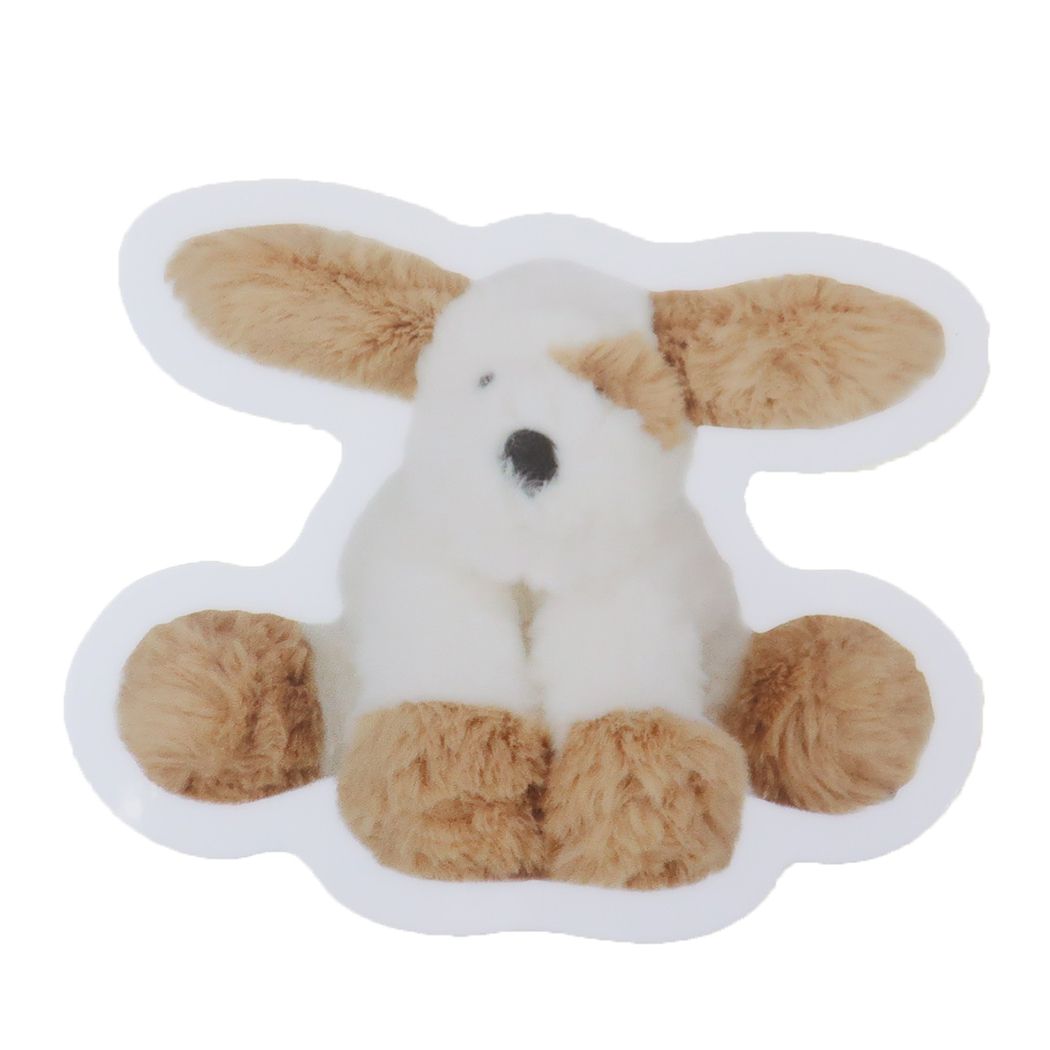 ビッグシール ステッカー stuffed dog ミントイン デコシール かわいい グッズ メール便可 あす楽 シネマコレクション車やバイク、カバンやステーショナリーなどいろんなトコに…タブレット/パソコン/スマホ/デコレーション/可愛い毎...