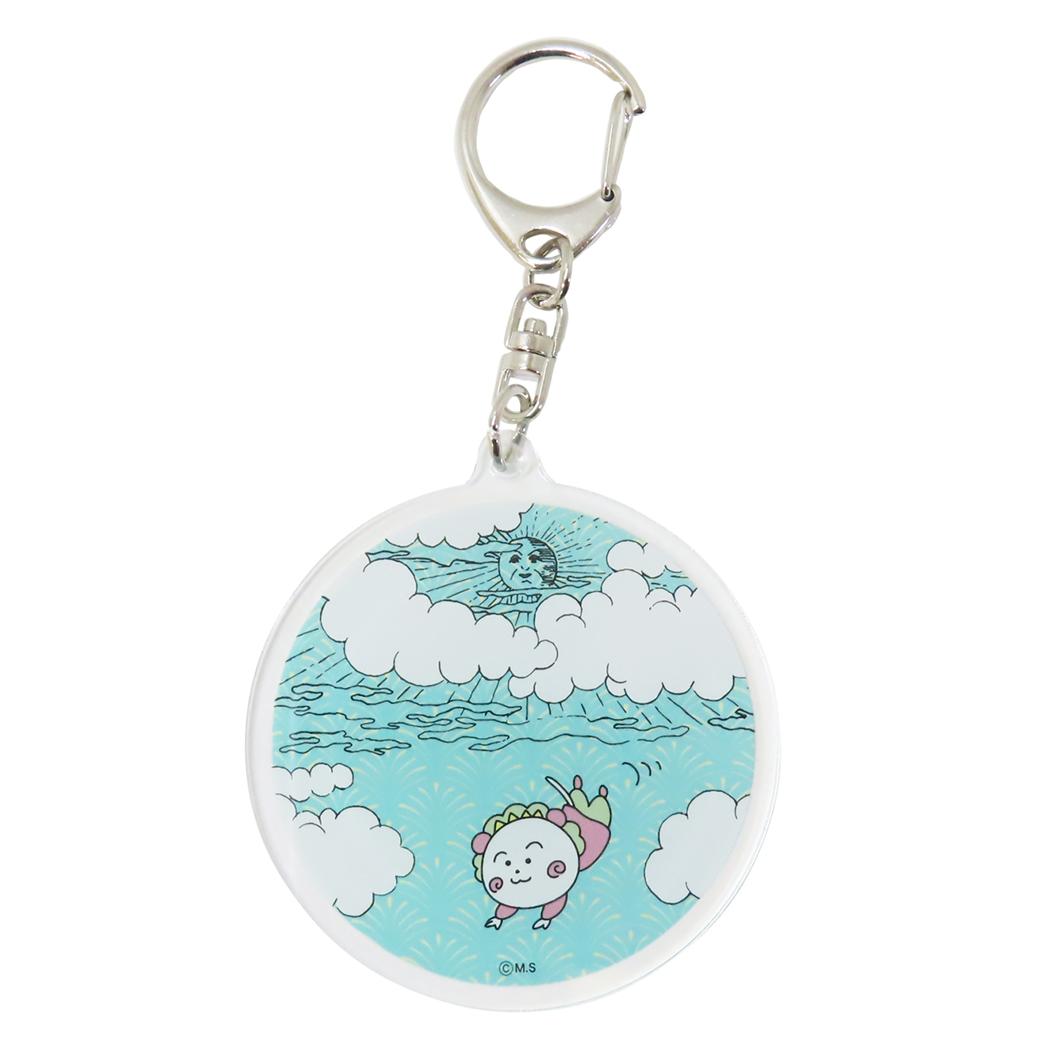 コジコジ キーリング アクリルキーホルダー 空飛ぶコジコジ さくらももこ マリモクラフト アクキー アニメキャラクター グッズ メール便可 あす楽 シネマコレクションバッグやポーチにつけて楽しめる人気のアクリルキーホルダーバッグチャーム/可...