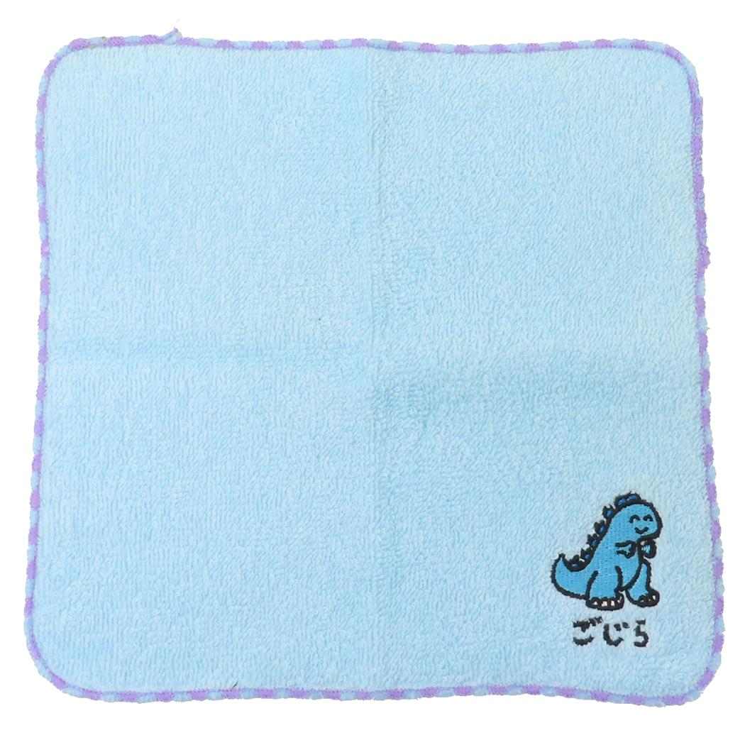 ゴジラVSおえかきさん ミニタオル ワンポイント刺繍ハンカチタオル ごじらさん オクタニ おもしろ雑貨 汗拭きタオル キャラクター グッズ メール便可 あす楽 シネマコレクション手触り＆吸水性もバツグンの可愛い汗拭きミニタオルプレゼント/ユ...