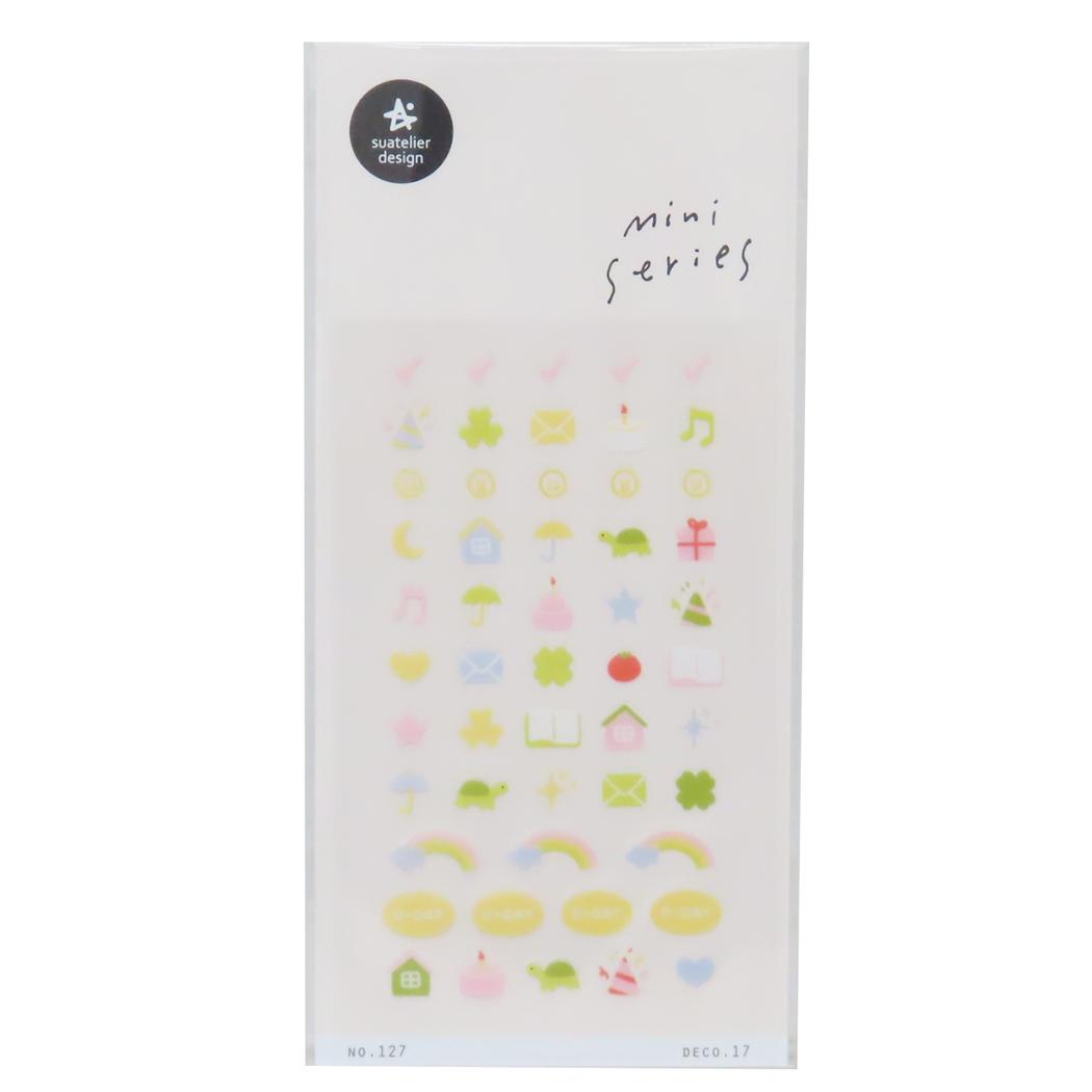 スワテリエ シールシート スワテリエミニステッカー deco 17 S＆C デコレーション DECOシール かわいい グッズ メール便可 あす楽 シネマコレクション手帳やノートを可愛くデコレーションしちゃおう目印/手帳シール/カレンダーシー...