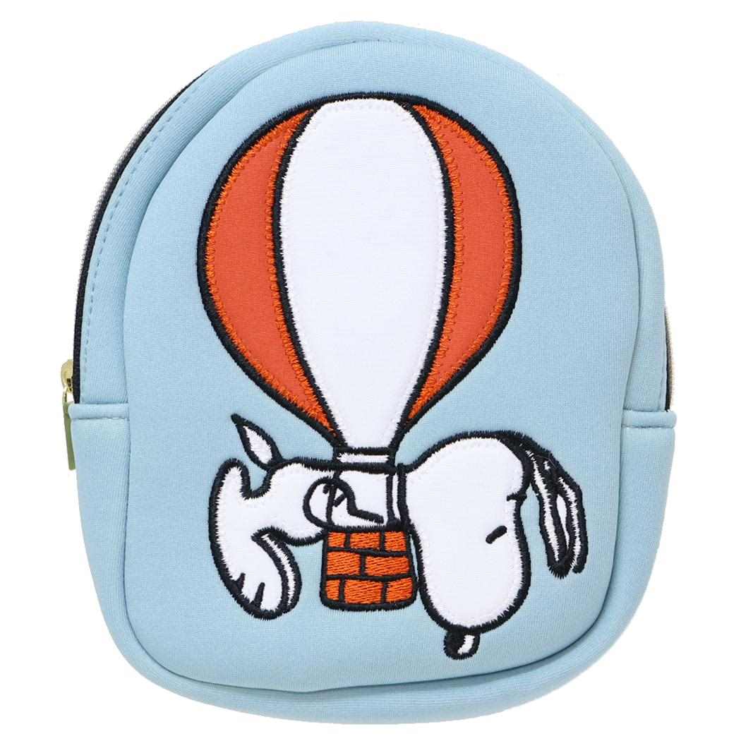 スヌーピー コスメポーチ ダイカットポーチ Balloon ピーナッツ カミオジャパン 小物入れ キャラクター グッズ メール便可 あす楽 シネマコレクションマチ付きで見た目以上の収納力プレゼント/ギフト/贈り物/化粧ポーチ/メイクポーチ大...