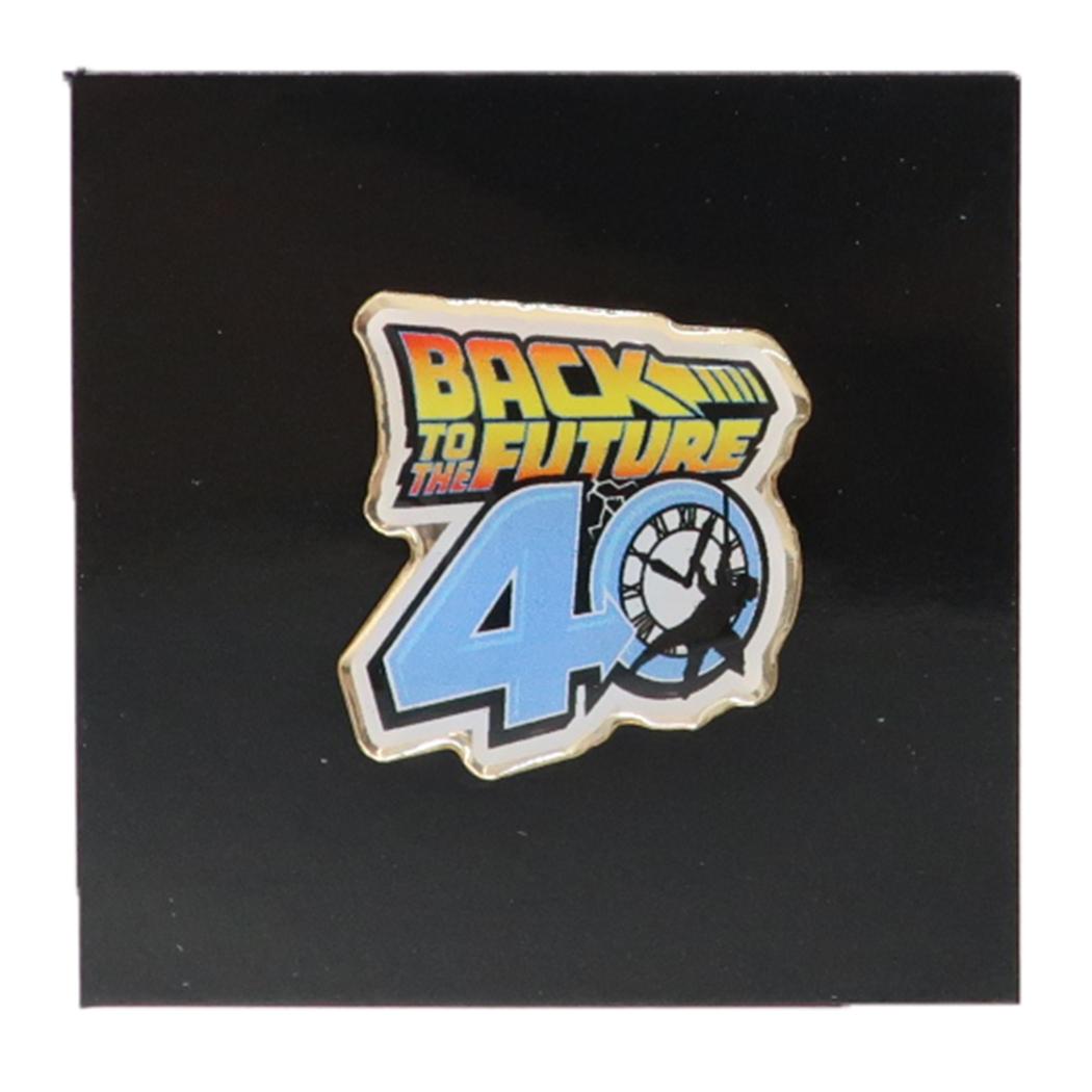 バックトゥザフューチャー ピンズ ピンバッジ 40THロゴ Back to the Future Green Flash コレクション雑貨 映画キャラクター グッズ メール便可 あす楽 シネマコレクション懐かしさとトレンドを融合したデザイン...