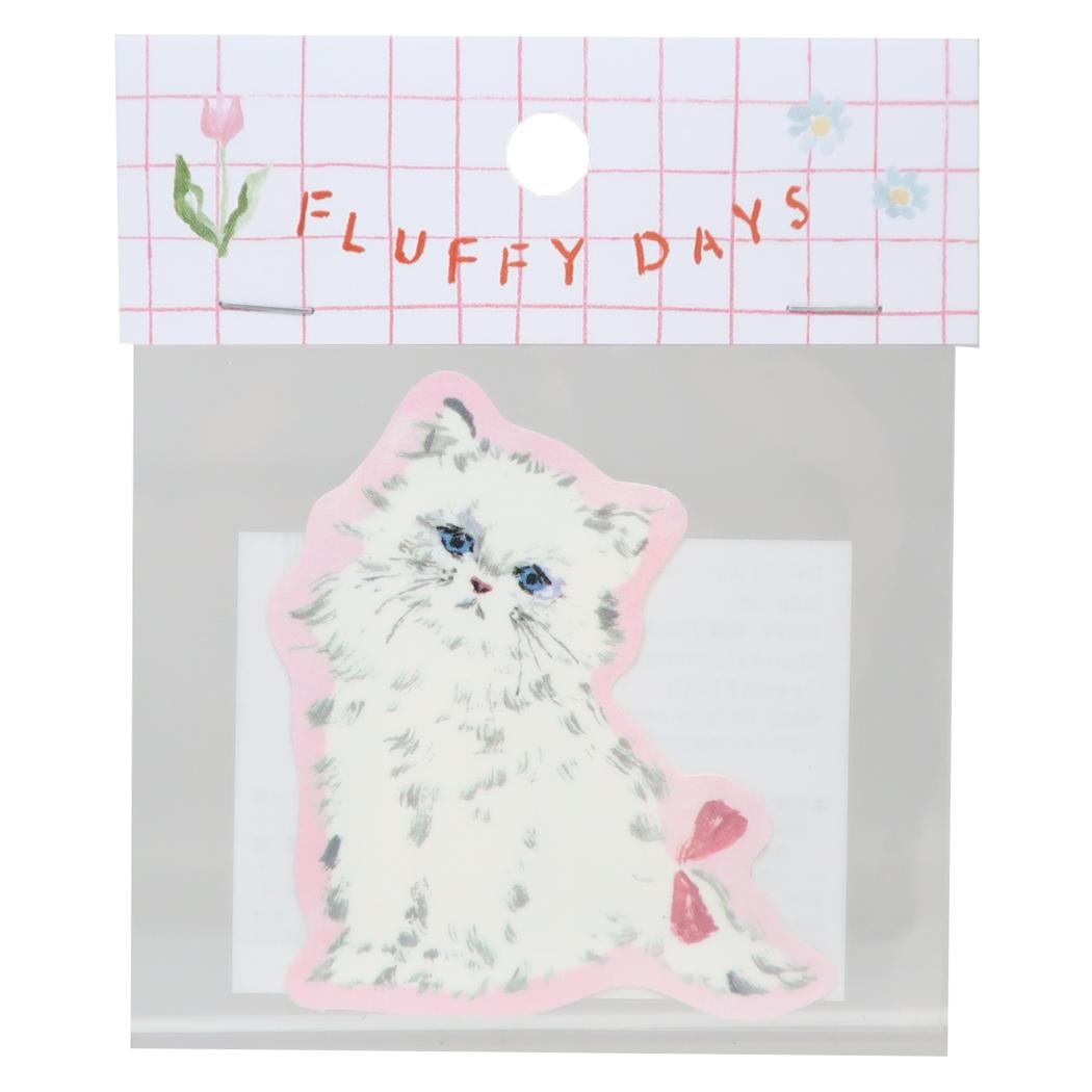 利光春華 ダイカットシール ステッカー tulip cat Green Flash デコレーション スマホデコ グッズ メール便可 あす楽 シネマコレクションスマホケースにぴったりのサイズかわいい/デコシール/デコステッカー/プレゼント/ギ...