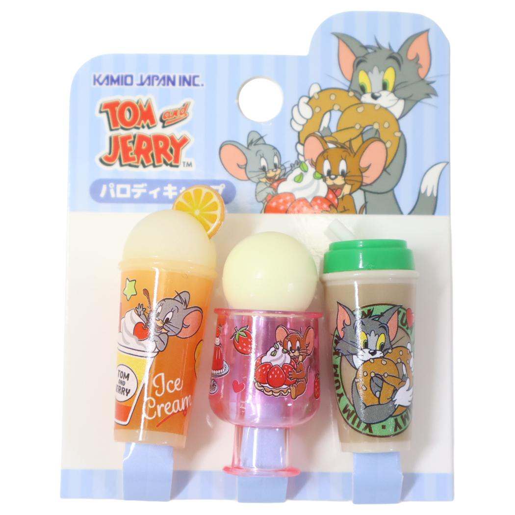 トム＆ジェリー 鉛筆キャップ パロディえんぴつキャップ 3本セット ワーナーブラザース カミオジャパン 新学期準備文具 キャラクター グッズ メール便可 あす楽 シネマコレクション新学期に可愛い雑貨や文具で揃えちゃおう保護キャップ/芯 保護...