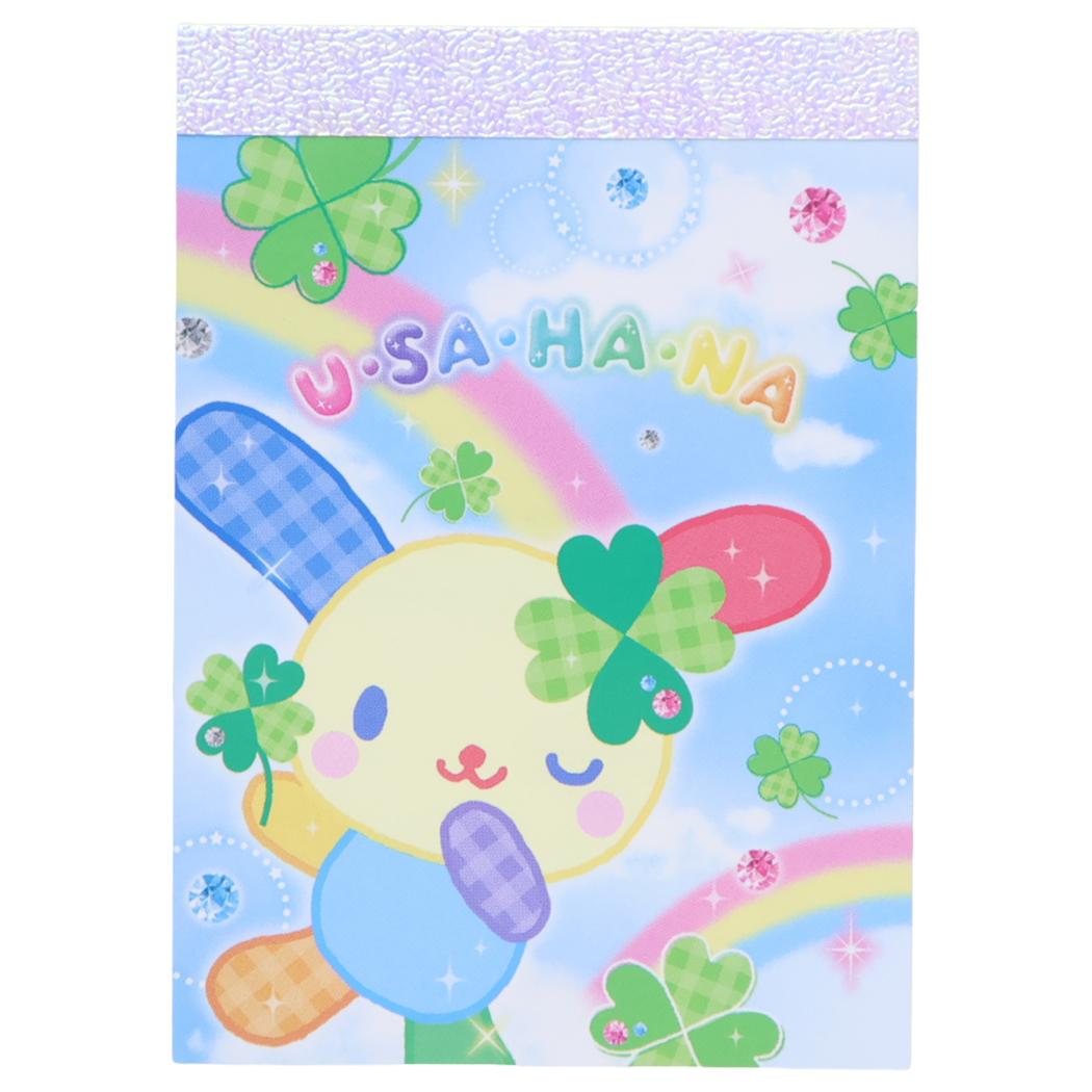ウサハナ メモ帳 ミニメモ Happy Clover Days サンリオ カミオジャパン 新学期準備文具 キャラクター グッズ メール便可 あす楽 シネマコレクションウサハナアイテムコレクション登場可愛い メモ帳/プレゼント/ミニサイズ/持...