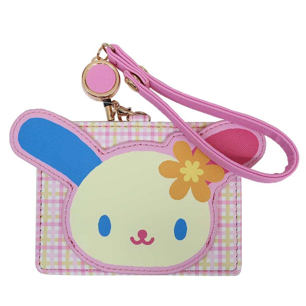 ウサハナ 定期入れ リール付きダイカットパスケース サンリオ アルディ 通勤 通学 キャラクター グッズ メール便可 あす楽 シネマコレクションかばんに付けたまま改札を通れる便利なリール付きパスケースプレゼント/ギフト/贈り物/誕生日/お祝...