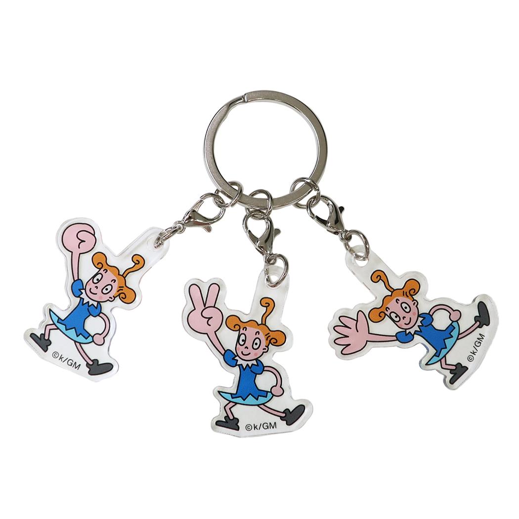 幼児教育番組「ひらけ！ポンキッキ」の人気キャラクターグッズにまたまた可愛いnewアイテム登場こちらはコレクションにもぴったりな[3チャームアクリルキーホルダー]カニカン付きだからチャーム単体でも使えるよバッグやポーチにつけてもよし、飾っても...