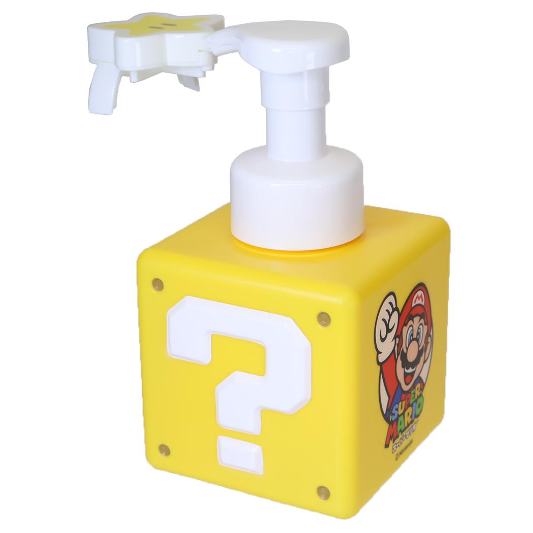 世界中で愛されているnintendo[スーパーマリオ]グッズにまたまた可愛いnewアイテム登場こちらは泡のハンドソープを詰め替えて使えるかわいいソープディスペンサーハンドソープが細かな泡になって出てくるフォームタイプです。上部が外せるのでお...