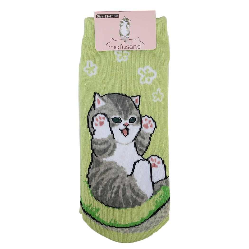もふもふにゃんこのもふもふな[mofusand/モフサンド]グッズにまたまた可愛いnewアイテム登場こちらはかわいい[レディース ソックス]かわいいキャラクターがデザインされていてGOODおしゃれな女の子は足元から可愛くコーディネートしちゃ...