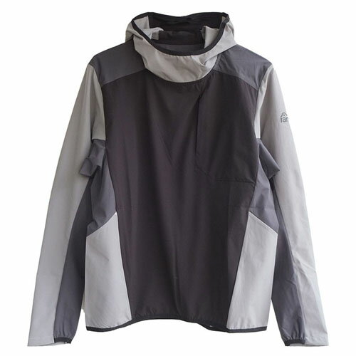 ranor初のアウター！ 撥水・透湿性・速乾性・軽量を意識し、自由な動きをサポートする4WAYアクティブストレッチ素材を使用したアクティブフーディーです。 左胸ポケットはパッカブル仕様となっております。 アウター・ミッドレイヤー等1枚あれば...