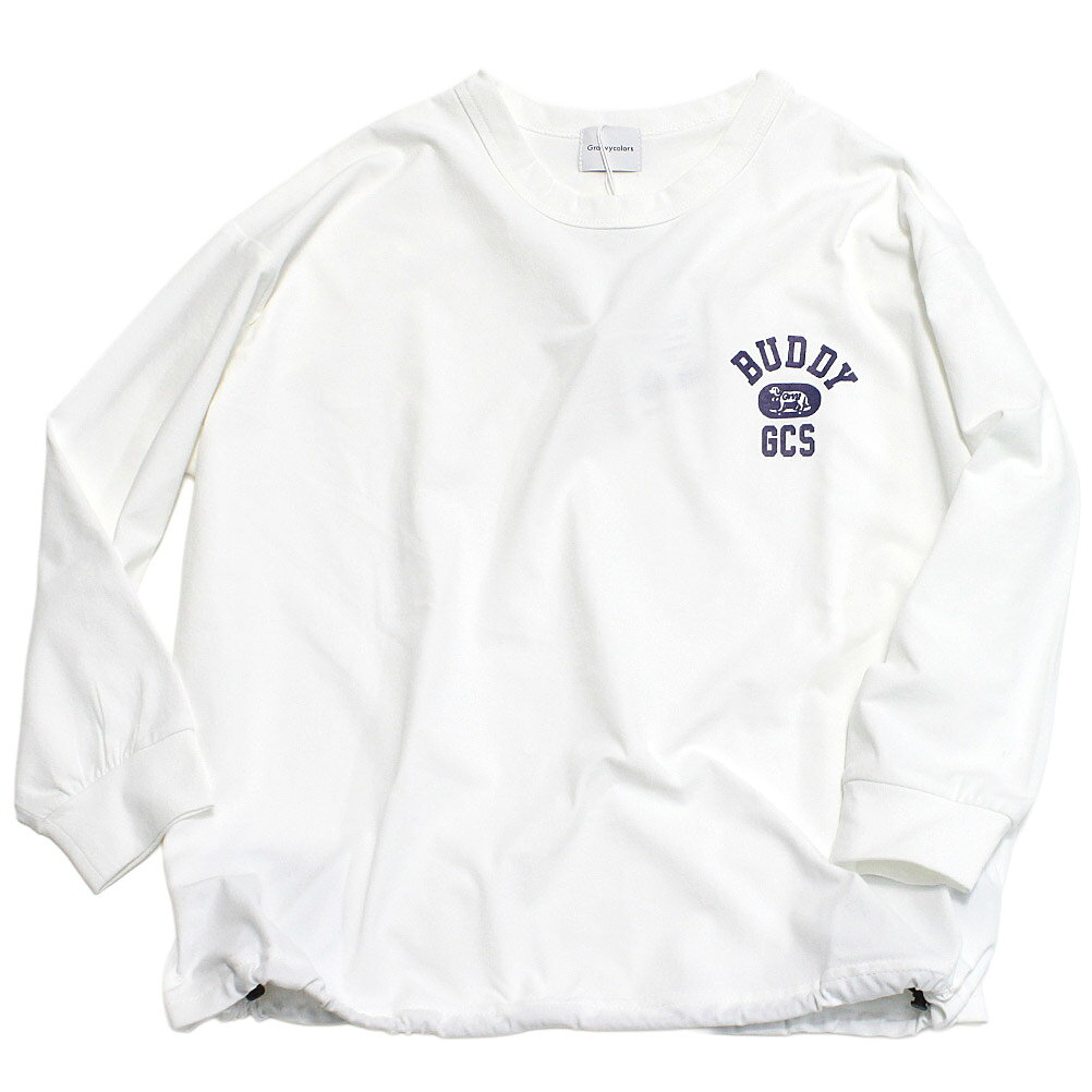 “グルーヴィーカラーズ”のPTTテンジク DRAWSTRING L/S TEEPTTポリエステル天竺を使用したロングスリーブTシャツ。植物由来原料を使用した、吸水速乾、ストレッチ性、耐光性などに優れた機能素材です。袖口はリブ仕様で、定番Tと...