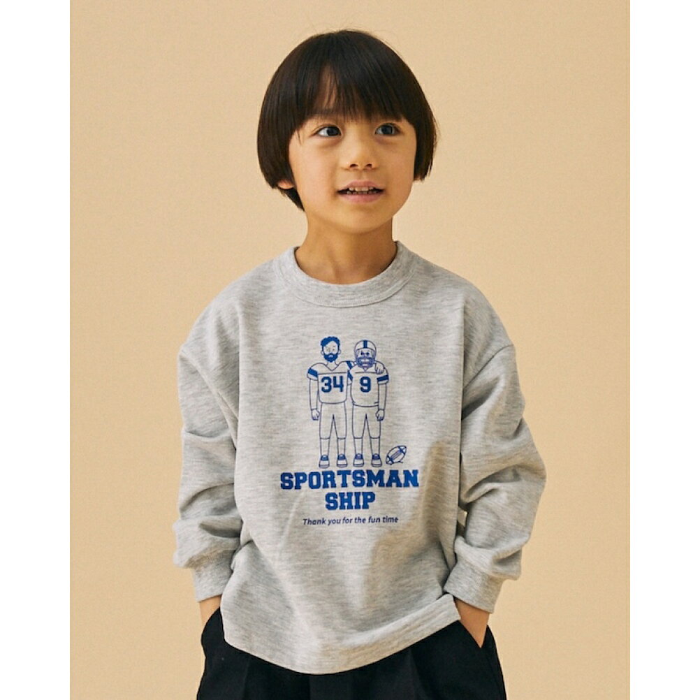 “フォブ”のSPORTSMAN SHIPトレーナー【9月入荷予定】ゆるいイラストが目を惹くプルオーバースウェット。速乾性のあるポリエステル混紡の裏毛素材を使用しています。ジャストサイズを選んでもゆるっと着ていただけるサイズ感です。IV mo...