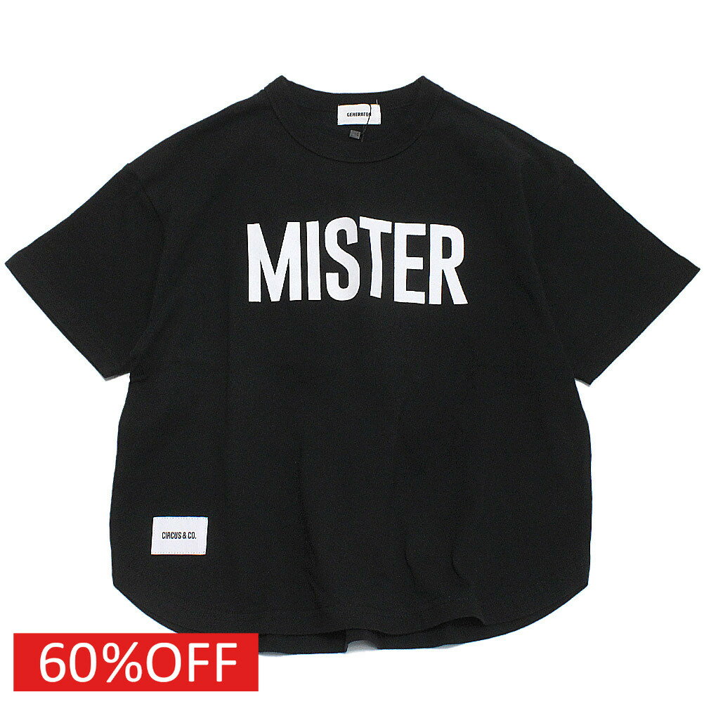 “ジェネレーター”のMISTER Tシャツ【LIMITED EDITION】 GENERATOR×CIRCUS＆CO.のコラボアイテム。モノトーンで仕上げたシンプルなデザインが魅力的。ゆったりとしたワイドシルエットでラフに着用が可能。裾はラ...