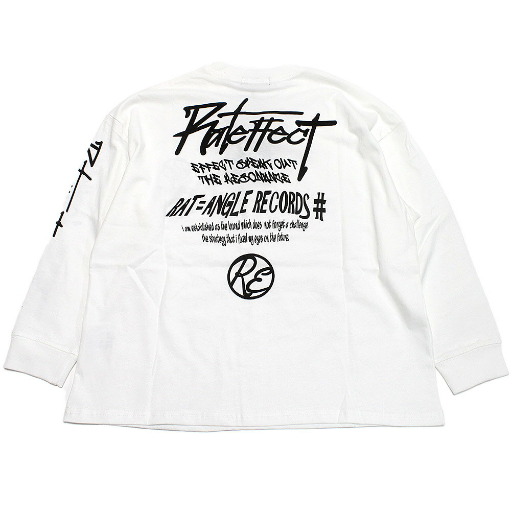 “ラットエフェクト”のPREストリートロゴ2スーパービッグロンTストリートライクなバックプリントがインパクト大。ボディは着心地の良い天竺素材を採用。袖のプリントもアクセントに。ゆとりのあるビックシルエットもポイント。本体　綿100%リブ　綿...