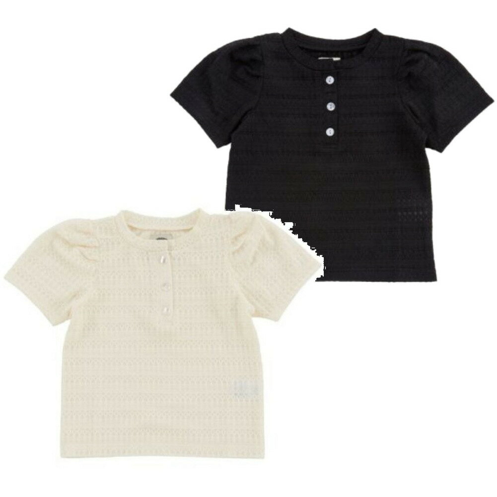 “オーシャン＆グラウンド”のヘンリーパフスリーブTシャツトレンドの程良くタイトなシルエットに、パフスリーブがガーリーディテールなヘンリーTシャツ。ぽこぽことした表情のあるシアージャガード素材を使用。デニムやスカートと合わせて、デイリーコーデ...