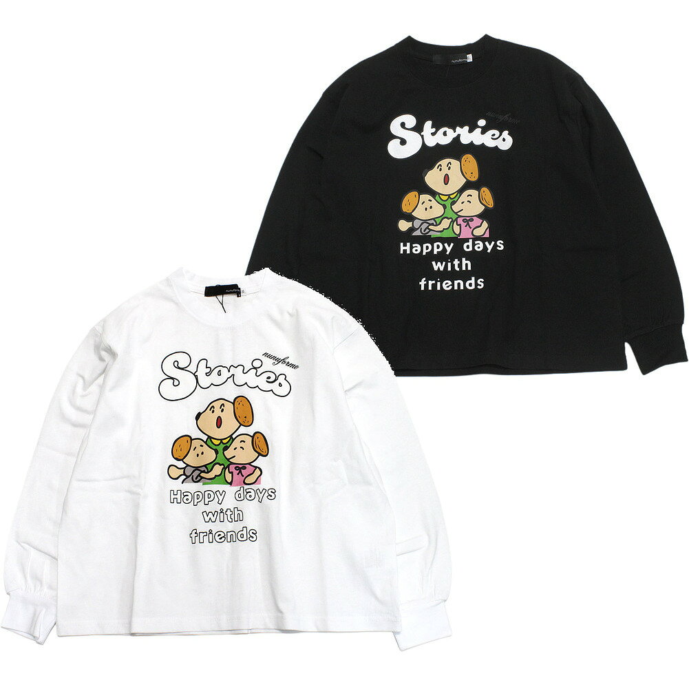 “ヌヌフォルム”のstory inuinu T手書き風のイヌイヌのプリントが目を惹く長袖Tシャツ。ボディは肌触りの良いコットン100％を採用。ゆるっとしたドロップショルダー仕様でワイドシルエット。両袖はリブ仕様なので腕まくりがしやすく汚れに...