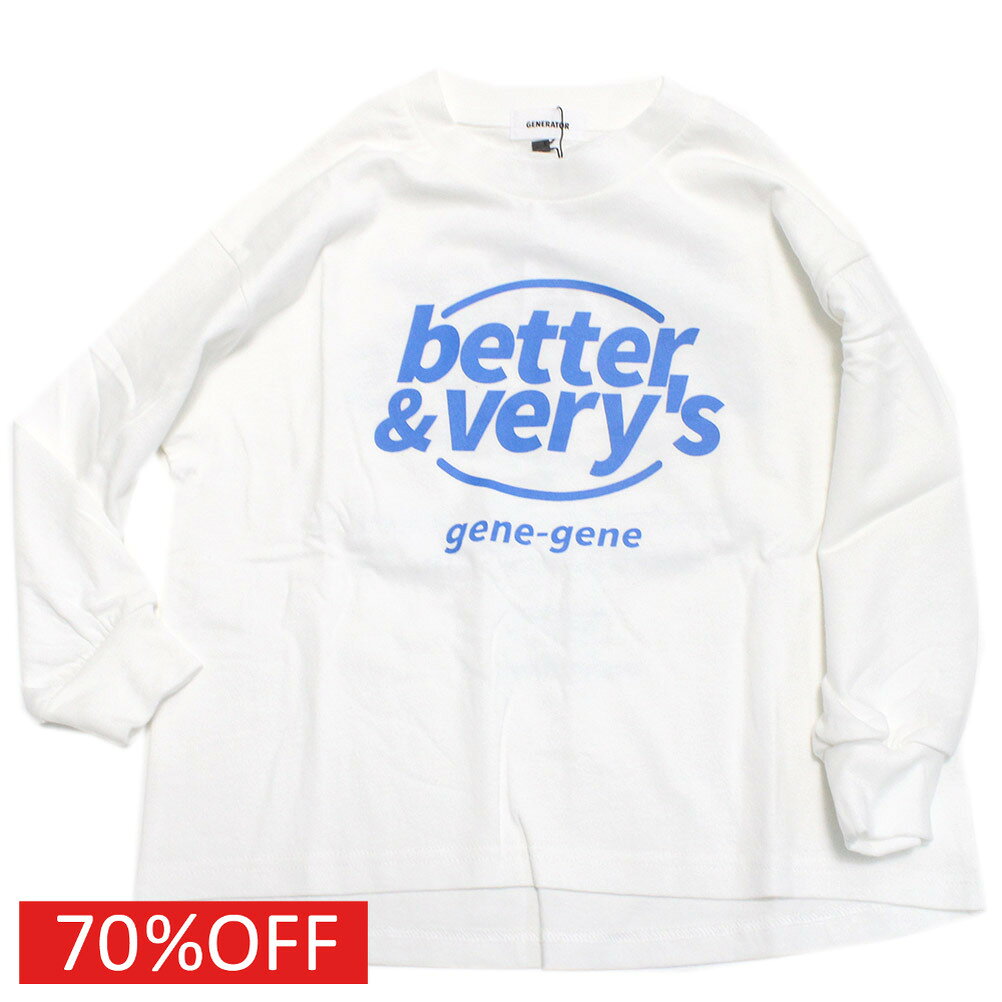 “ジェネレーター”のbetter L/S Tシャツ肌なじみの良いコットン素材を採用した1着。着心地抜群デイリーにもおすすめ。前後にプリントされたサークル状のプリントがアクセントに。ビックシルエットでラフに着用が可能。袖はリブ仕様になっていま...
