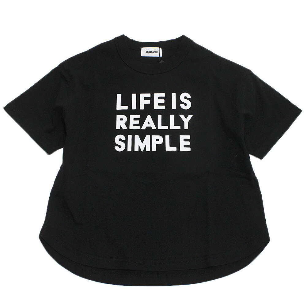 “ジェネレーター”のLIFE IS SIMPLE Tシャツ雑誌を切り貼りしたようなグラフィティ。バックスタイルが印象的なメッセージTシャツ。適度にゆとりのあるシルエット。裾はコーデの幅が広がるラウンドデザイン。生地は肌なじみのいい20/OE...
