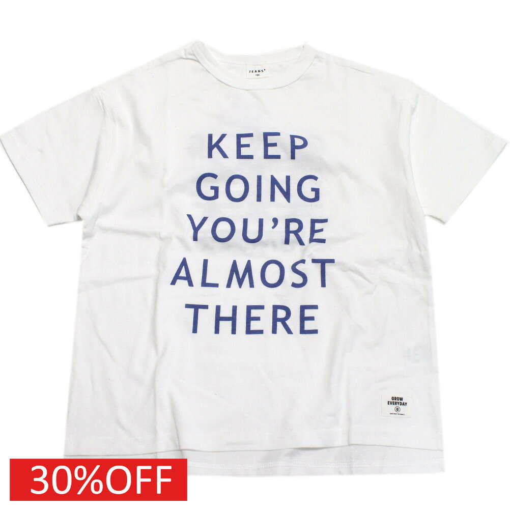 “ジーンズベー”のKEEP GOING Tシャツフロントにはシンプルで存在感のあるロゴ、バックにはスニーカーのポップなイラストを大胆にプリント。デイリー使いはもちろん、ストリートスタイルにもぴったりの一枚です。本体　綿100%リブ部分　綿9...