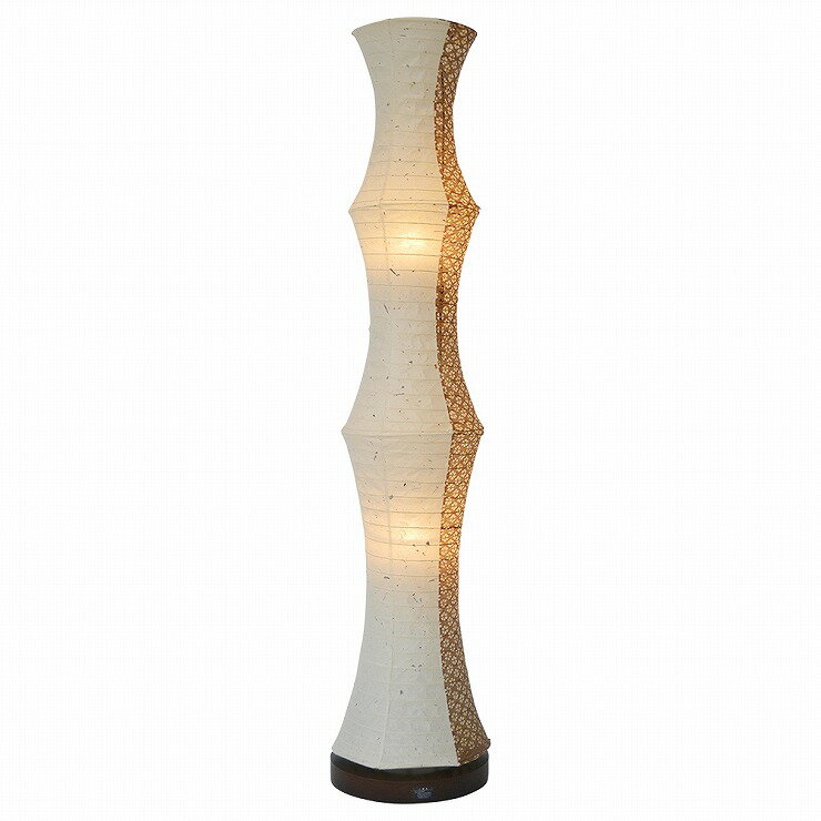 タワー型のシェードデザインがお部屋の空間を演出します。岐阜県の美濃市を中心に生産される美濃和紙。豊かな山々、そして長良川、板取川の清流に育まれた1300年以上の歴史と伝統を受け継ぐ品質の高い和紙。美濃粕紙：手すき和紙の工程の際、チリを取り除...