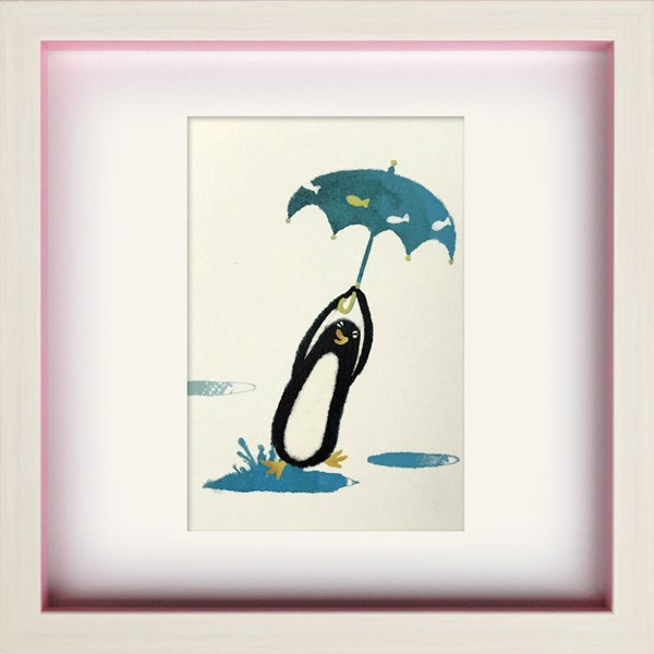 菜生(Nao)　1993年生まれ。大阪府在住。見た人の気持ちがほっこりするようなあたたかなアートです。幼い頃から虫や動物、生き物が大好きで、川遊びや海も好きで今も水族館に夢中です。ポップなフレームにセットされており「ぬくもり」を感じる絵は飾...