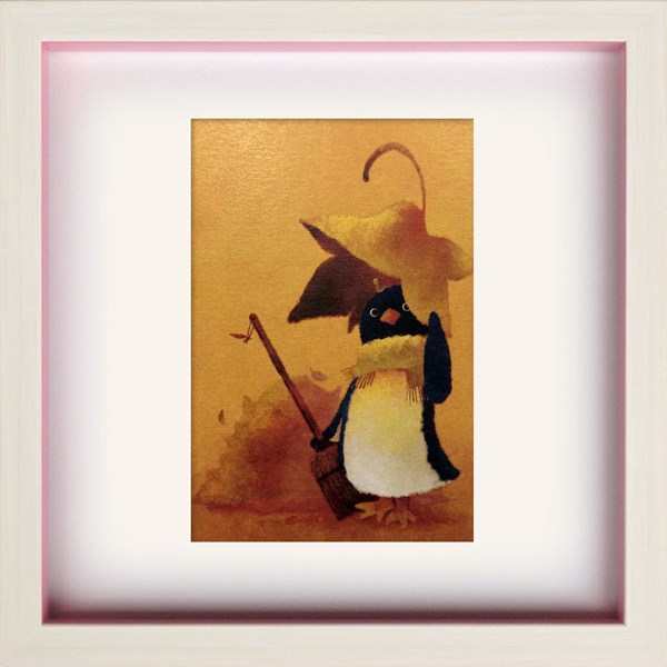 菜生(Nao)　1993年生まれ。大阪府在住。見た人の気持ちがほっこりするようなあたたかなアートです。幼い頃から虫や動物、生き物が大好きで、川遊びや海も好きで今も水族館に夢中です。ポップなフレームにセットされており「ぬくもり」を感じる絵は飾...