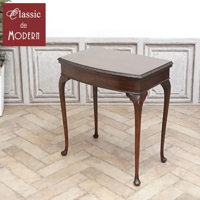 品名・品番 antique80756　サイドテーブル　1930年頃　マホガニー材　イギリス サイズ W 69 (拡張時 89) x D 44.5 x H 74.5 (拡張時 69) cm 商品について マホガニー材のエレガントな美しさが魅力...