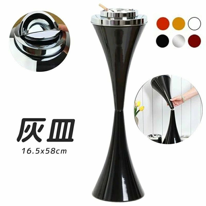 ご注意モニター発色の具合により色合いが異なって見える場合がございます。屋内に立つ灰皿、この屋外の床に立つ灰皿は、高さを調整できます。さまざまなニーズに合わせて最適な高さを選択できます。屋外灰皿立ち、レトロなスタイルと現代的な雰囲気がミックス...