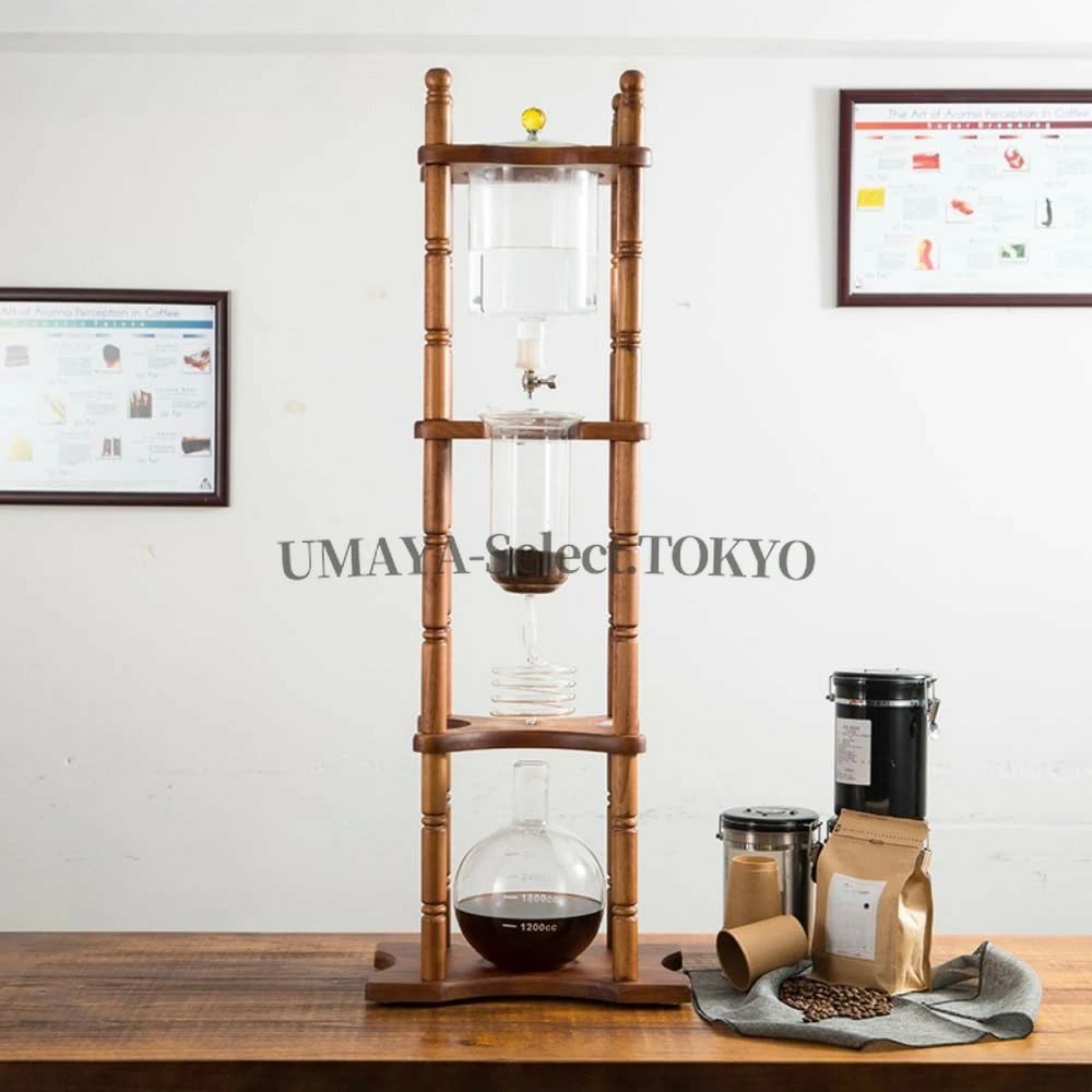 【商品名】コールドブリューコーヒーメーカー、取り外し可能な業務用アイスドリップタワー、ステンレススチール製レギュレーター、家庭用およびオフィス用、耐熱ガラス容器、25カップ容量、家庭、オフィス、コーヒーショップに最適【価格】50817円【商...