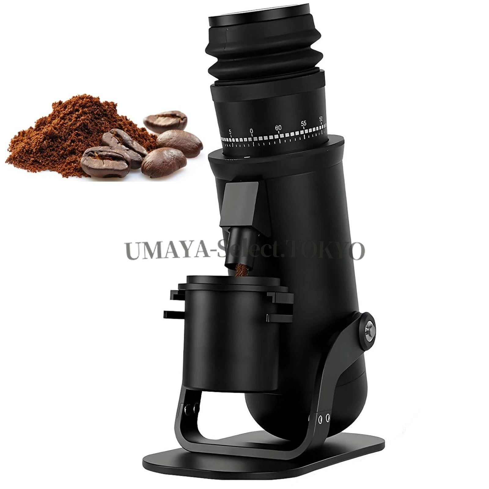 【商品名】エスプレッソ用72W電動バリコーヒーグラインダー、140RPMコーヒー豆グラインダー、60段階の正確な挽き設定が調整可能、48mm粉砕ディスク&amp;18g豆容量、自宅旅行キャンプ用【価格】59479円【商品説明】全金属ボディと...