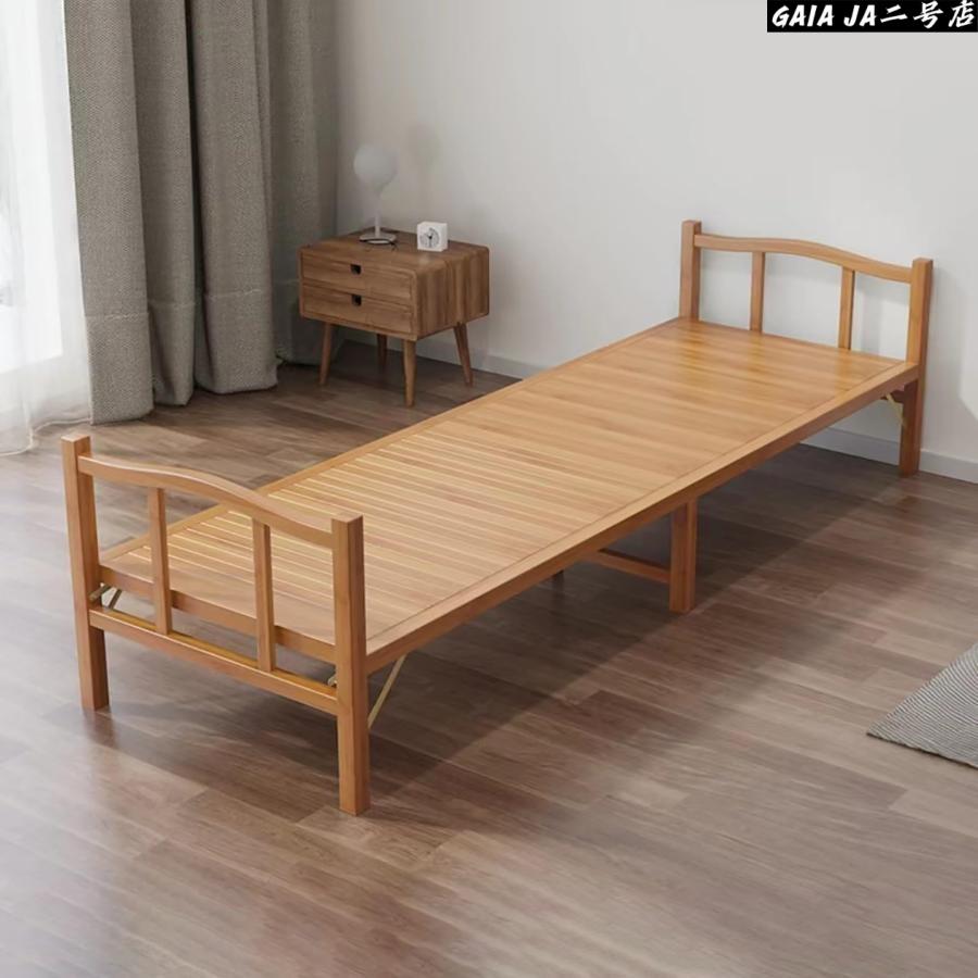 【天然竹製材質】この折りたたみベッドは、自然の美しさと優れた耐久性を兼ね備えた天然竹製です。竹の独特な風合いが、どんなインテリアにも調和します。【高い安定性と耐荷重】この折り畳みベッド 竹庭 ベッドフレームは、高い安定性と強い耐荷重力を持ち...