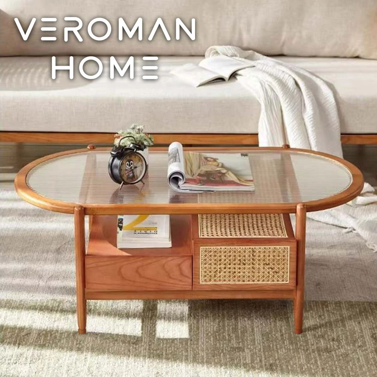 VEROMAN HOMEについて VEROMAN HOMEは「現代的な韓国インテリア」をテーマに、 曲線的でやわらかなフォルム、透明感のある素材、 ナチュラルな色合いを大切にしたインテリアブランドです。 背伸びしすぎない上質感で暮らしに“心...