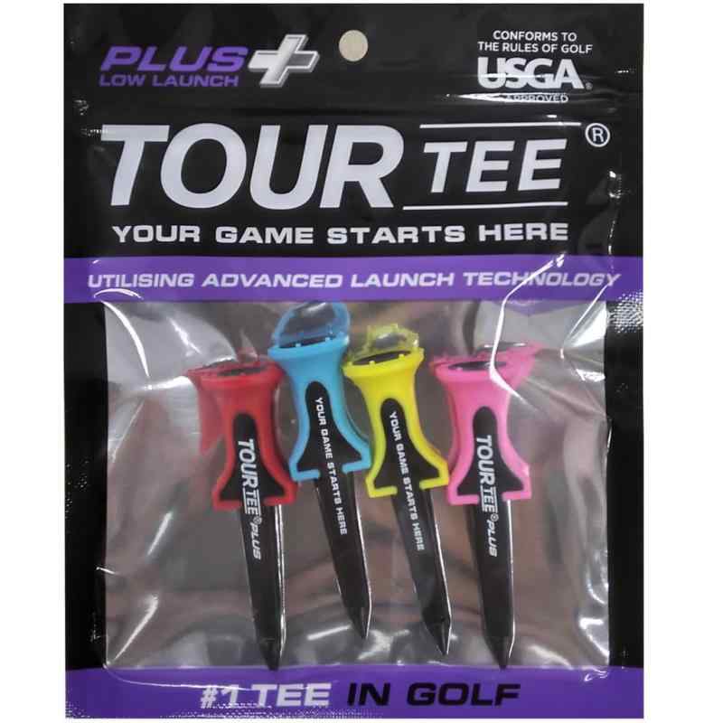 Tour Tee PLUS LOW LAUNCH ゴルフティー 4本入り人気のツアーティプラスに新商品が追加