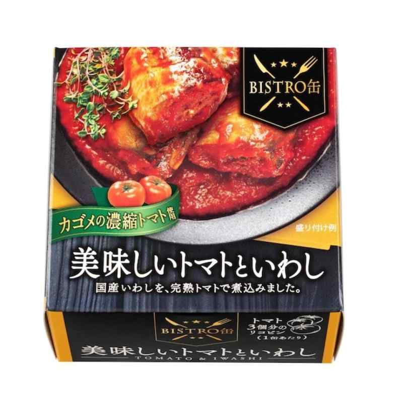 信田缶詰 BISTRO缶 美味しいトマトといわし 180g×3缶原材料：いわし(国産)、トマトペースト、トマトピューレ、砂糖、植物油脂、塩こうじ、食塩、酵母エキス／クエン酸、酸化防止剤(V.C)商品サイズ(高さx奥行x幅):4.9cm×8....