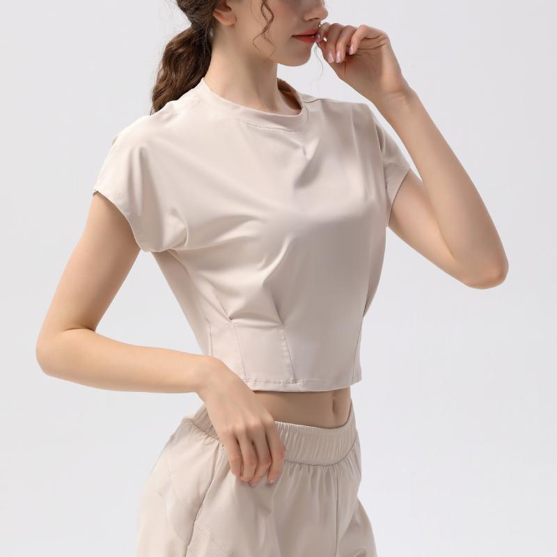 ・機能: 速乾・生地: 涤仿棉・素材: ポリエステル, スパンデックス・サイズ: S, M, L, XL・袖丈: 半袖・フィット: ゆったり・着丈: 及腰