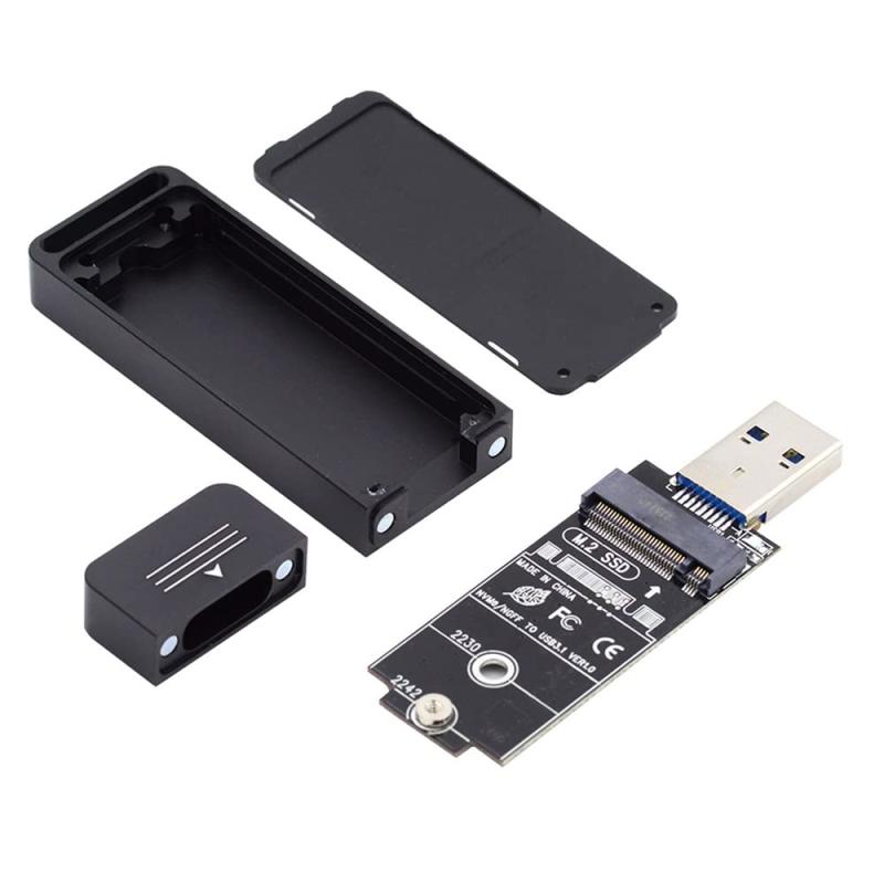 Cablecc USB 3.0からM.2 NVME M-KEY NGFF SATA SSD外部PCBAケースアダプターRTL9210Bチップセット